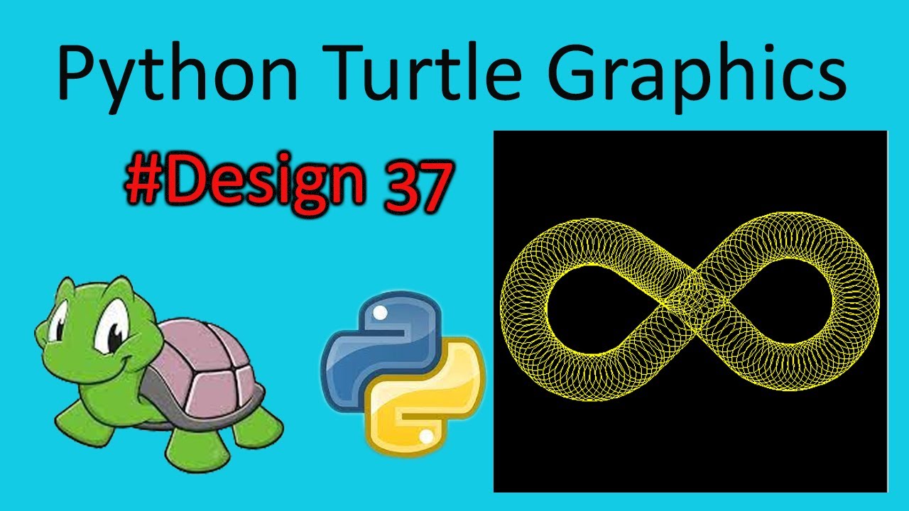 python turtle graphics tutorial || #design37 || Python graphics - YouTube