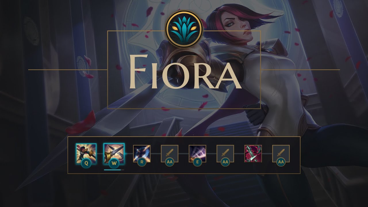 Fiora Fast Ult Ironspike Combo [Hard] (League of Legends) - YouTube