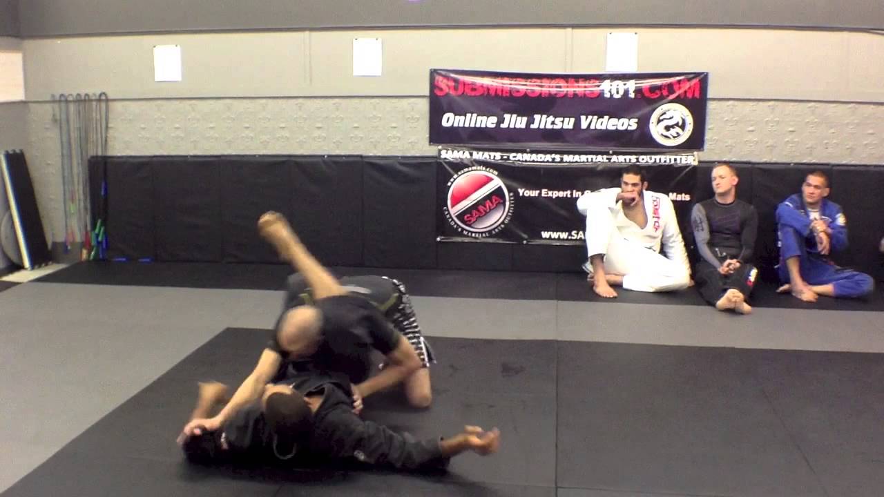 Triangle Choke from Double Underhook Pass - YouTube
