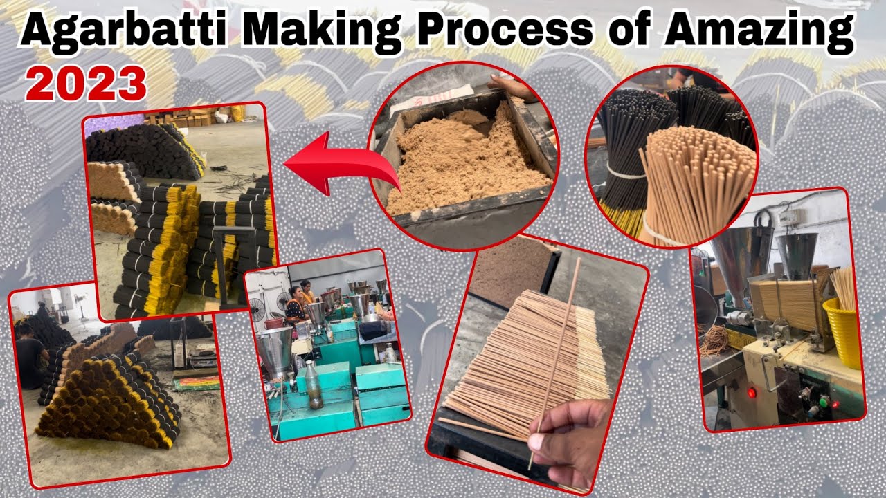Agarbatti Making Process of Amazing - YouTube