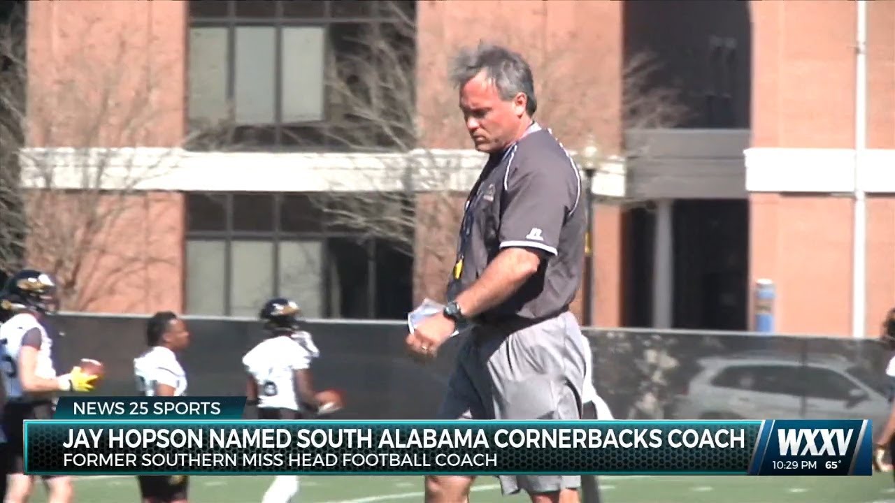 Former USM Head Coach Jay Hopson named South Alabama cornerback coach ...