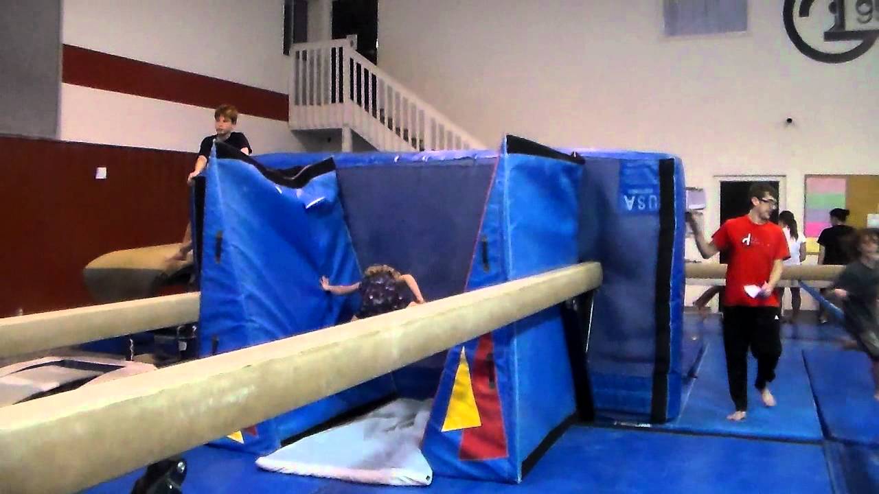 Freestyle Gymnastics at Iowa Gym-Nest - YouTube