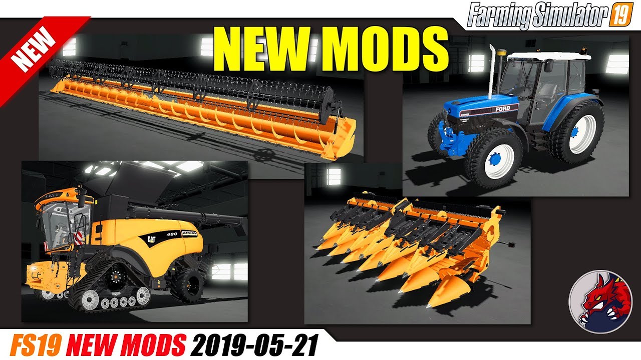 FS19 | New Mods (2019-05-21) - review - YouTube