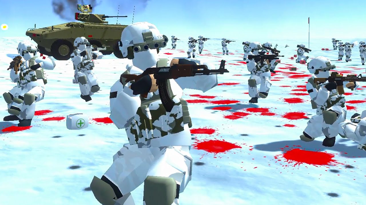 RAVENFIELD - Massive NPC Wars! Active Ragdoll Physics! 500 Bots Battle ...