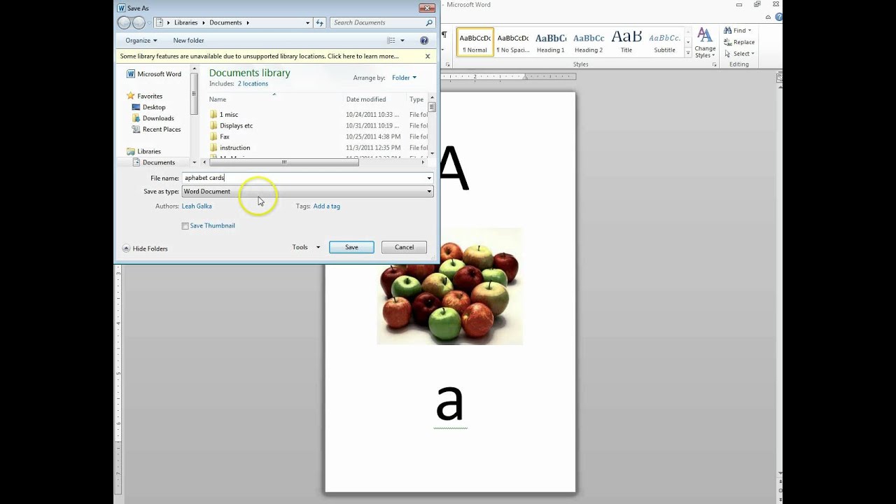 CCC Library Tutorial: Making Alphabet Cards - YouTube