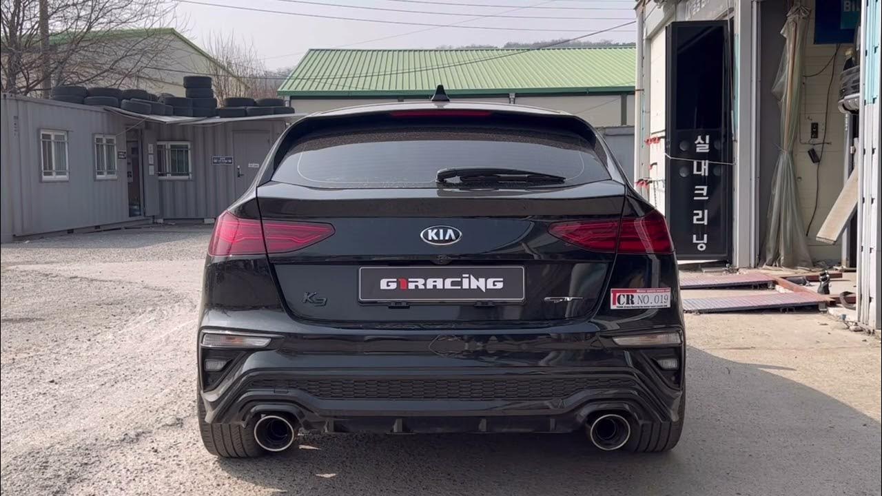 KIA K3 GT 1.6T VELLOSTER N EXHAUST 벨로스터N 가변배기 이식 - YouTube