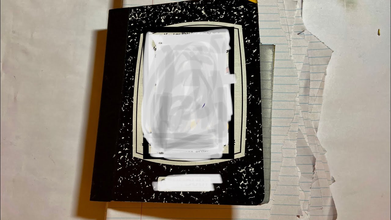 Making My Own Composition Notebook Part 1: The Cover & Inserts - YouTube