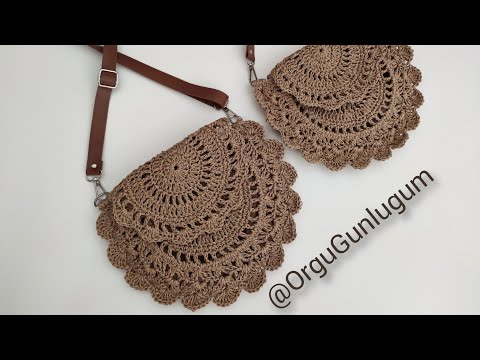 KAĞIT İPLE KOLAY ÇANTA YAPIMI ✅ TOTE BAG CROCHET✅Large Capacity Woven Hollow Straw bag✅ Hasır çanta 