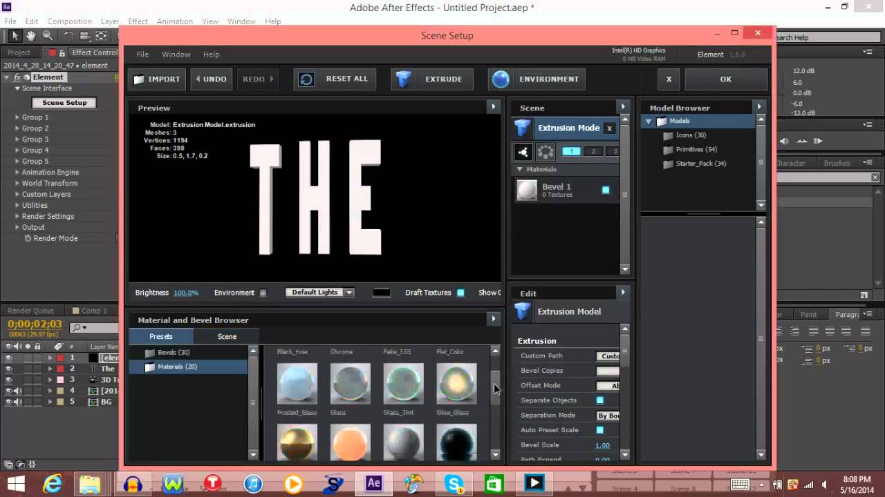 How To Use Element 3D In After Effects cc Cs6 Ect YouTube How To Use Element 3D In After Effects cc Cs6 Ect YouTube