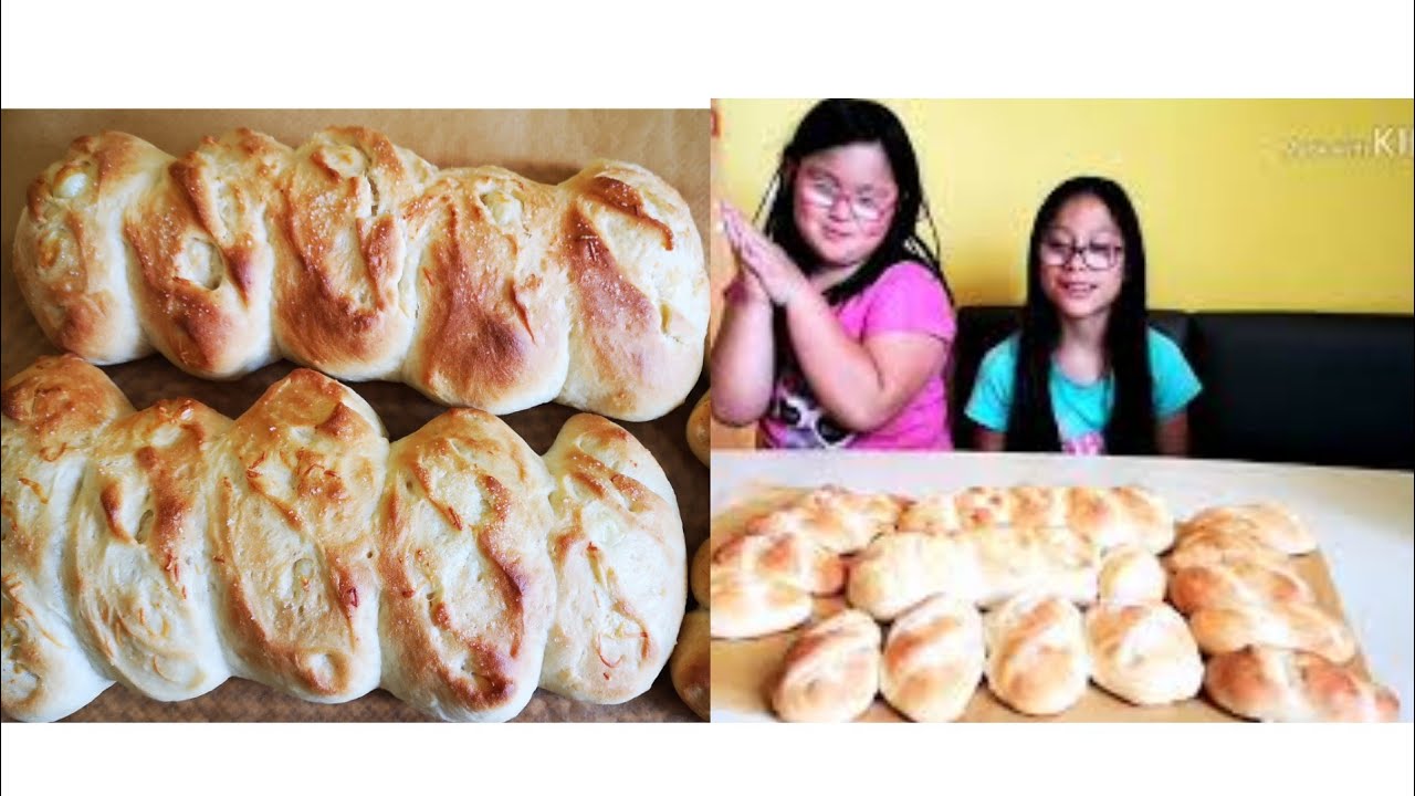 Salbaro (Filipino bread) for snacks... They like it. - YouTube