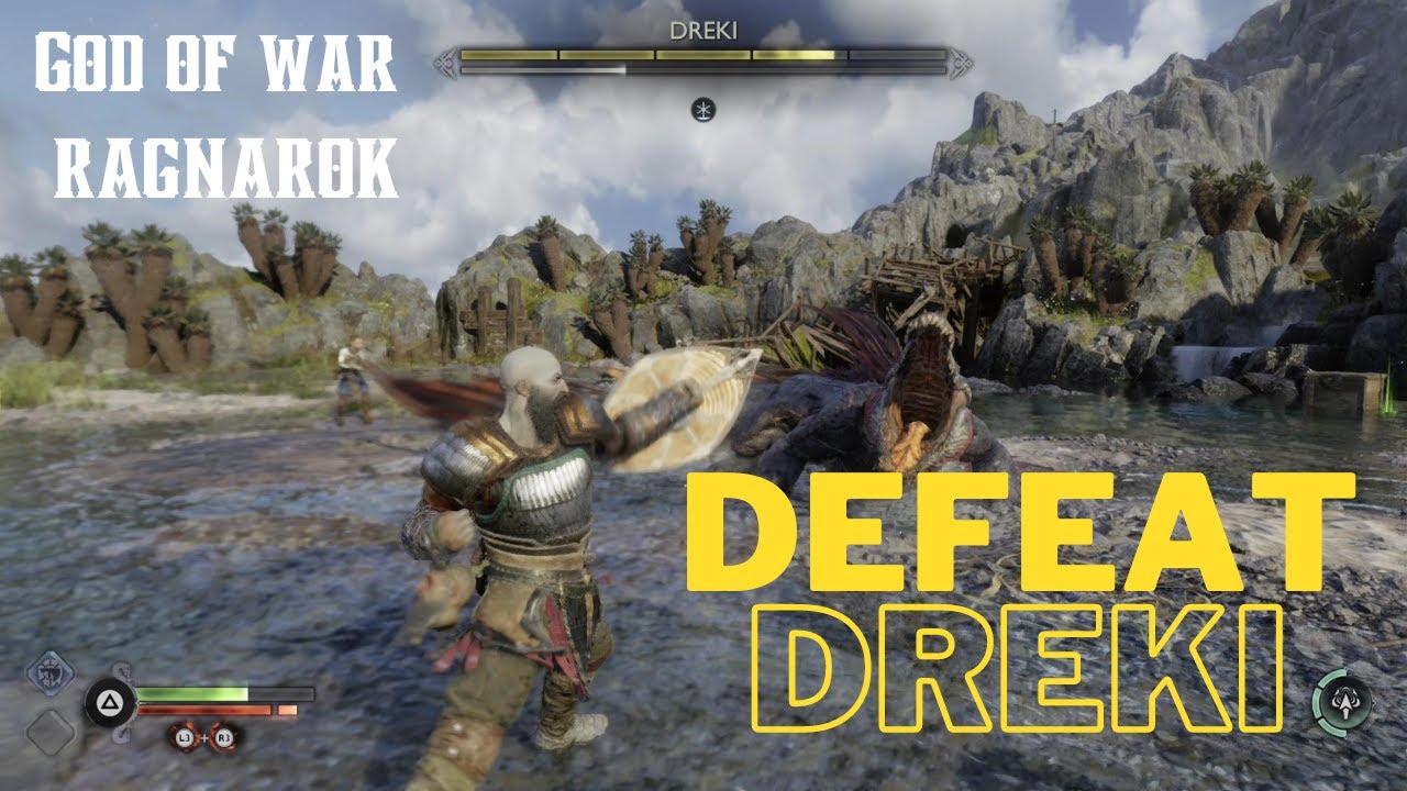 GOD OF WAR RAGNAROK - How to defeat DREKI in less than 3 minutes - Boss ...