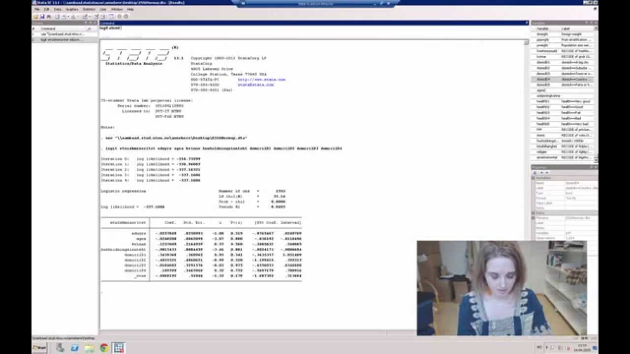 Del IV: Video 5 - Logistisk regresjon med andregradsledd, samspill og dummysett - YouTube