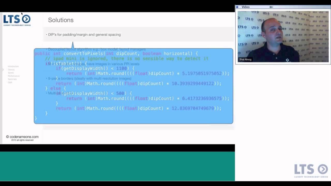 LTS presents: Cross platform mobile development by Shai Almog - YouTube