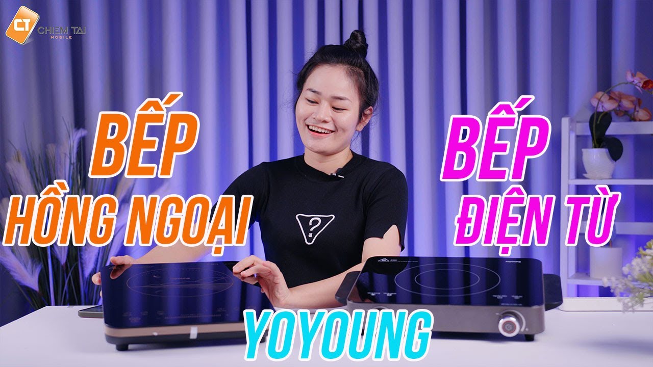 Bếp điện từ Joyoung C22-L7 2200W và Bếp hồng ngoại Joyoung H22-H5 - YouTube