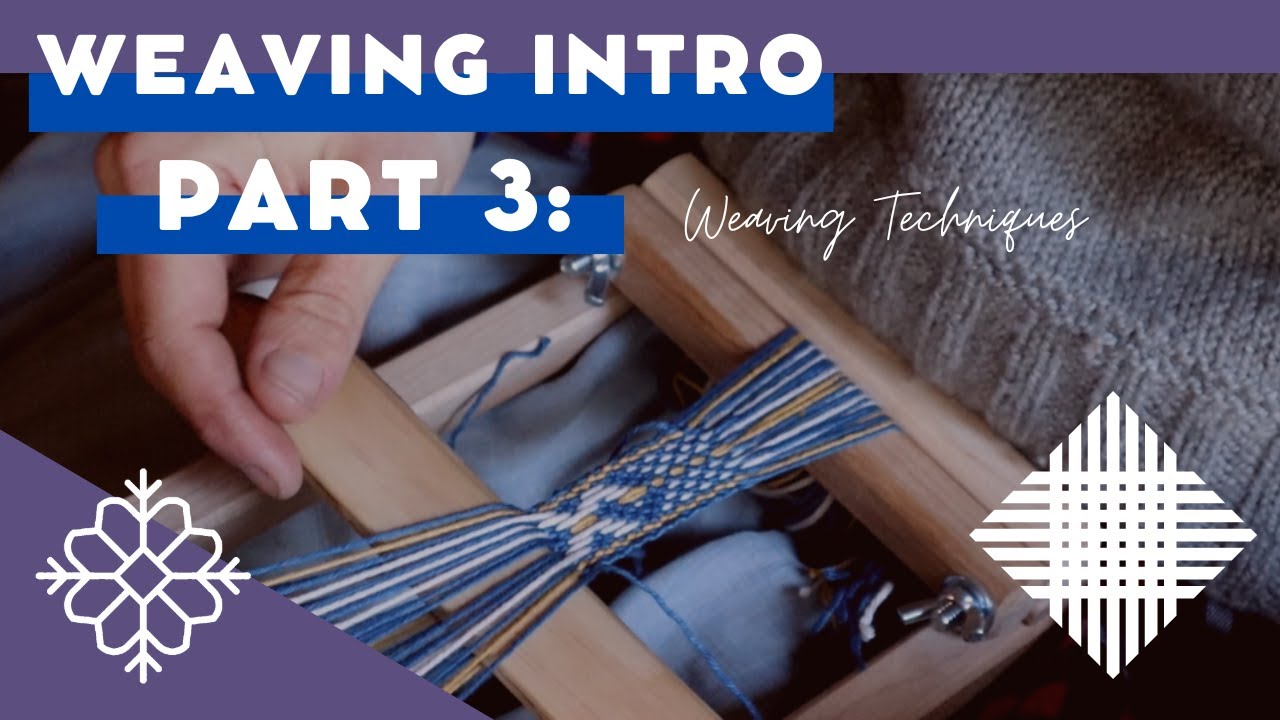 Narrow Band Weaving Part 3: Weaving Techniques - YouTube