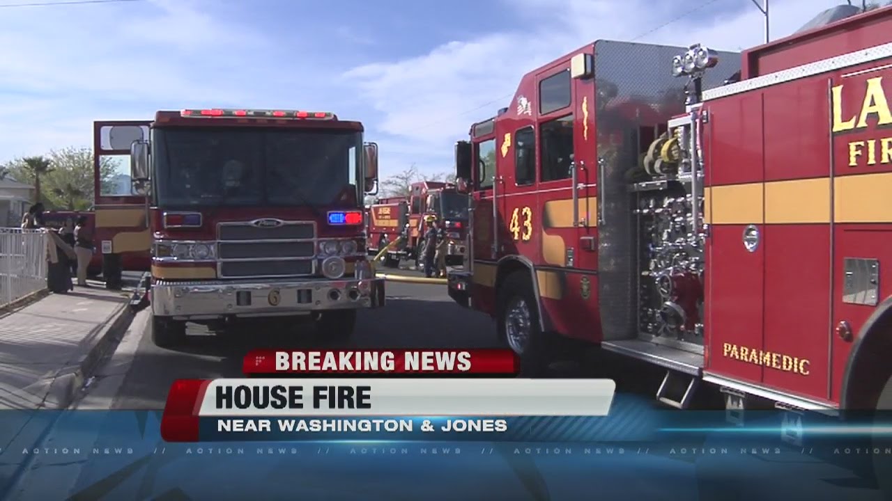 Crews called to house fire near Washington and Jones - YouTube