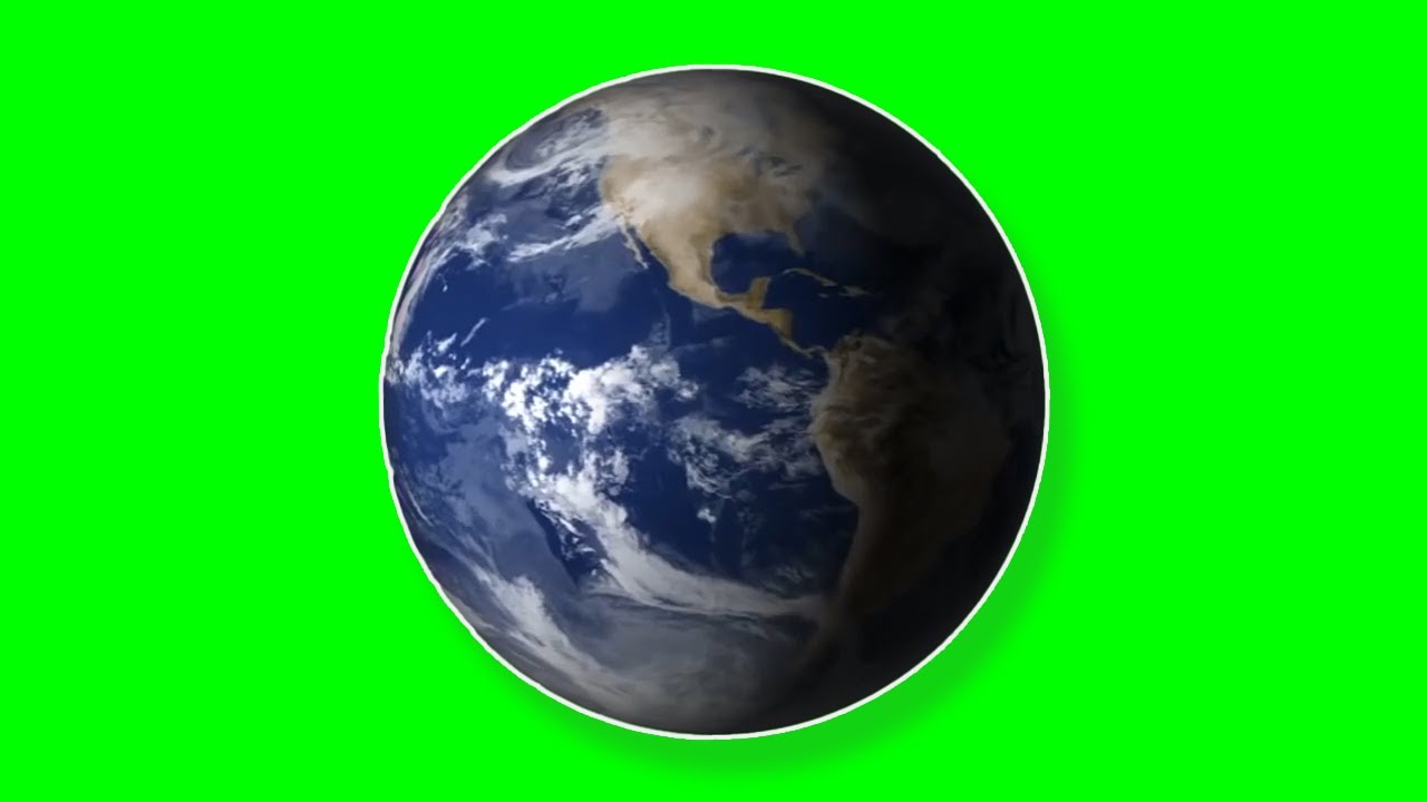 Green Screen Animation Planet Earth Animation Free Download [4K] - YouTube