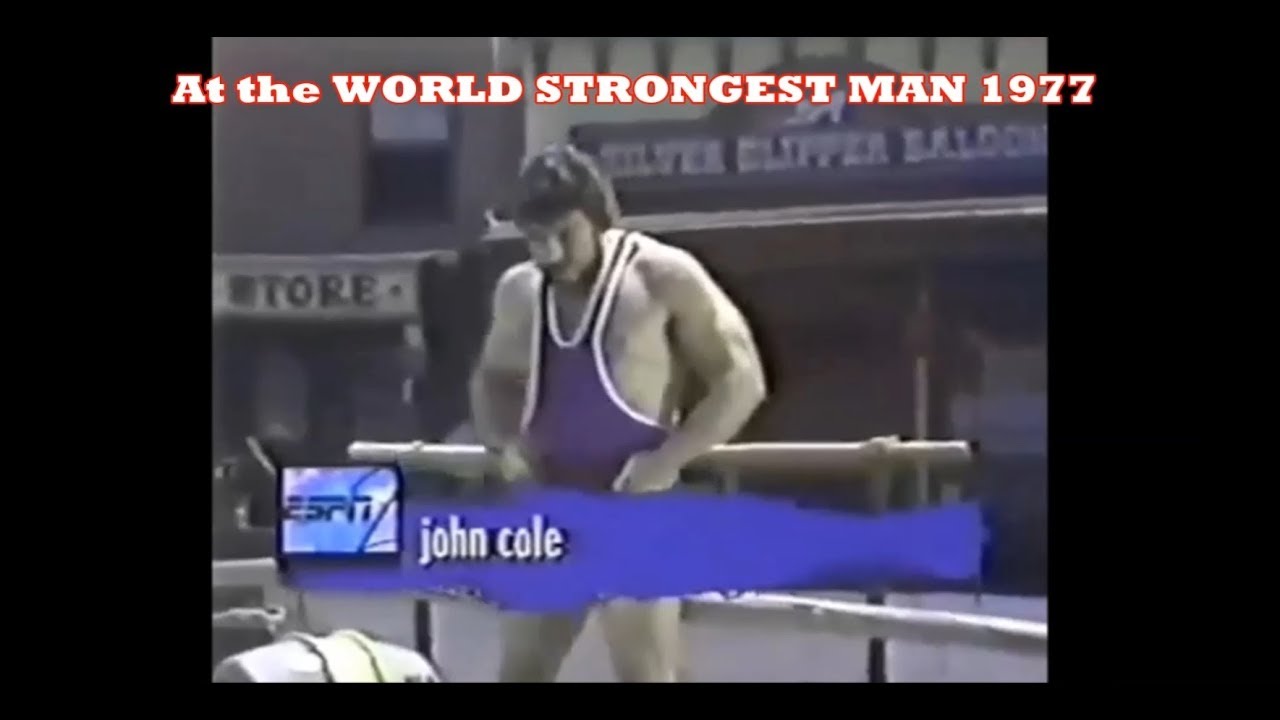 Jon Cole (Discus & Shot put) USA in action at the WORLD STRONGEST MAN ...