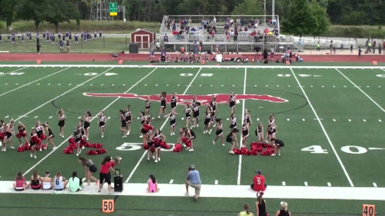 PCMS Cheerleaders 6th grade & football Top Plays on 9-15-13 - YouTube