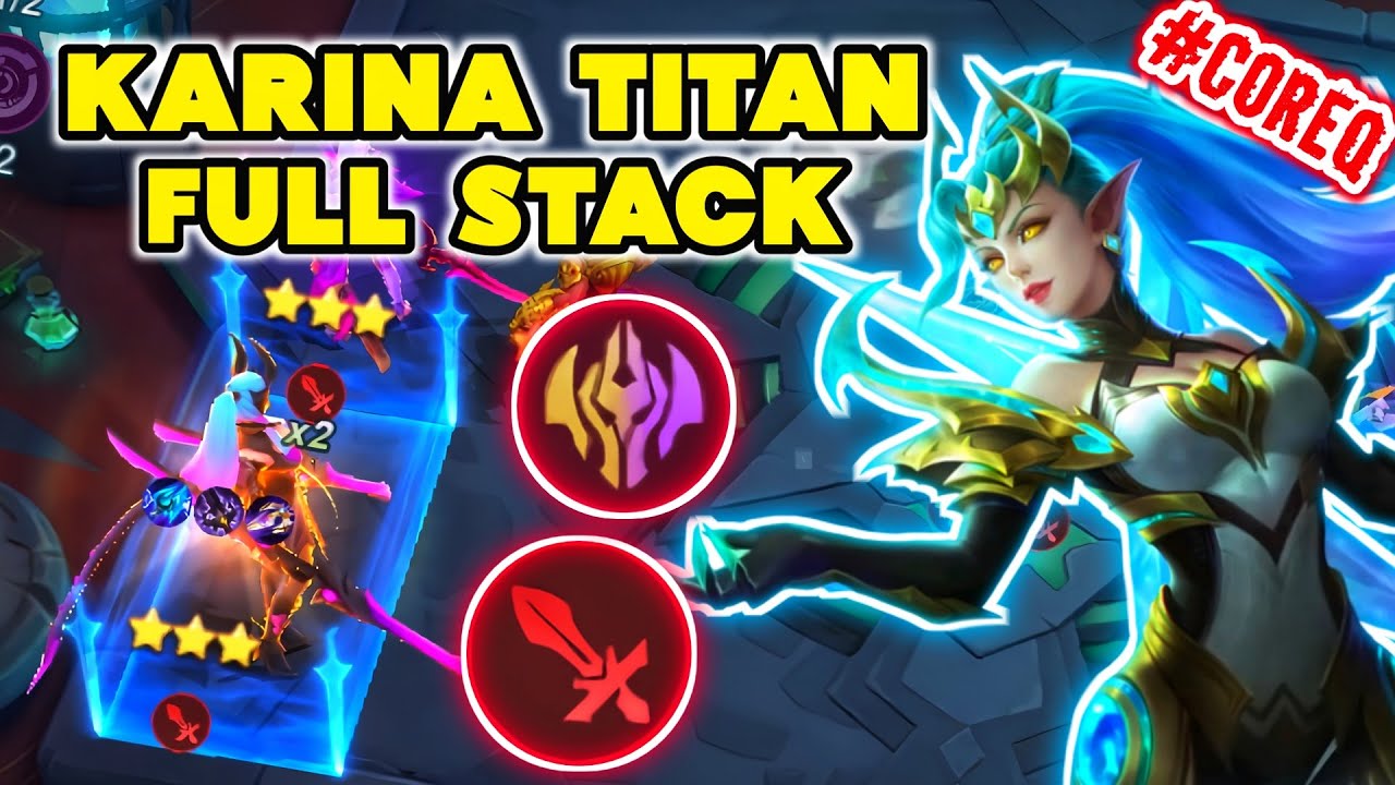 KARINA TITAN WM + IMMO FULL STACK SAKIT BANGET DAN GAK BISA MATI" CUY!!! | COMBO MAGIC CHESS ...