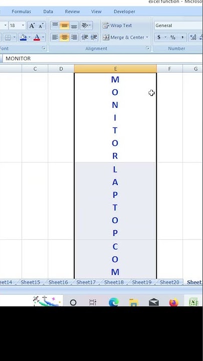 Alignment Of Text in Excel || Excel tips || #shorts #excel 🔥👍🔥👍🔥🔥 - YouTube