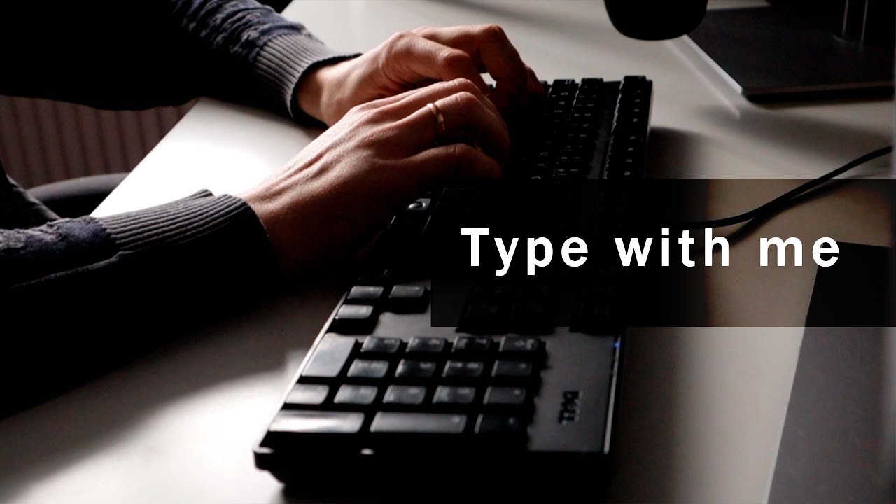 Learn With Me to touch type Improving speed and accuracy Monkeytype ...
