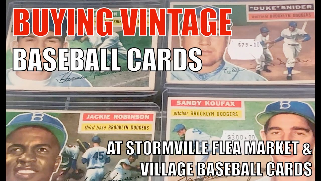 Buying Vintage Baseball Cards on a $200 Budget - YouTube