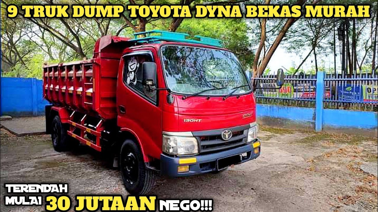 HARGA TRUK DUMP TOYOTA DYNA RINO 130HT BEKAS || MULAI 30 JUTAAN ...