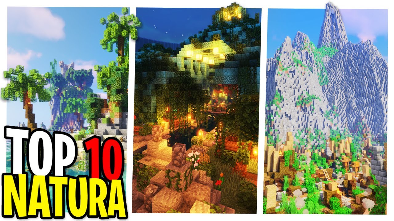 TOP 10 NATURA di MINECRAFT - YouTube