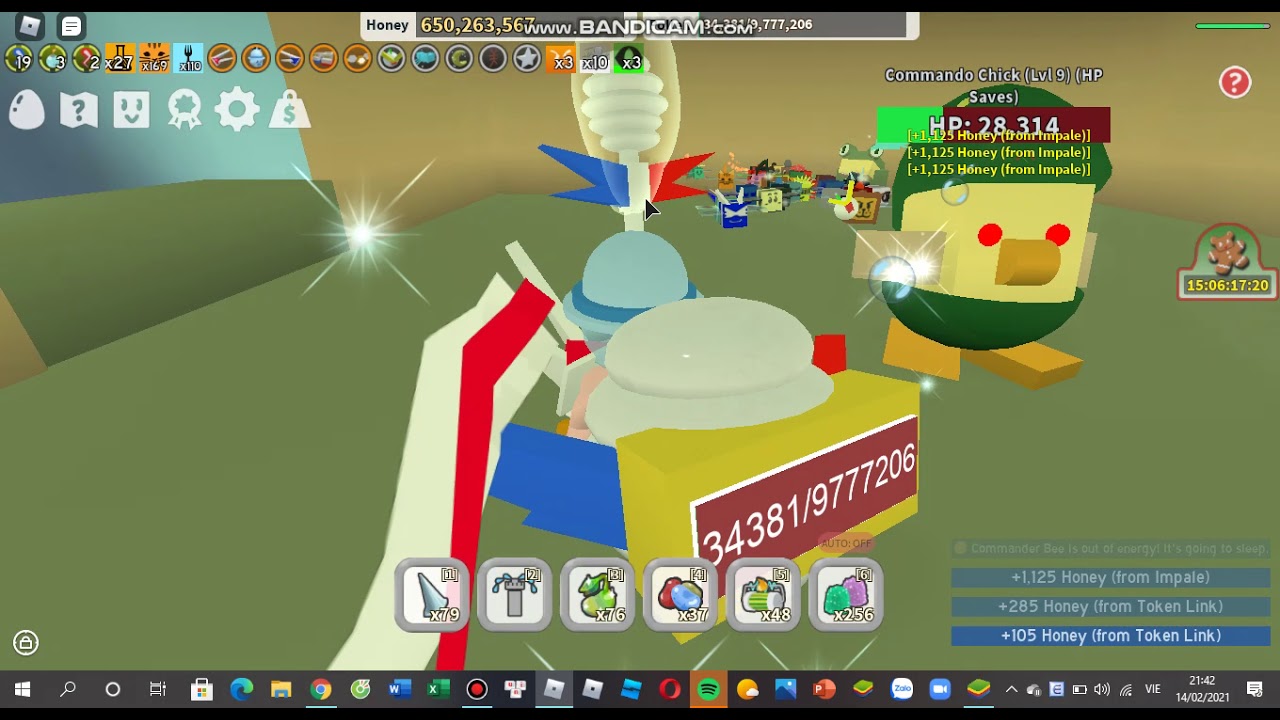 HOW TO DEFEAT COMMANDO CHICK Lv.9 - Bee Swarm Simulator - YouTube