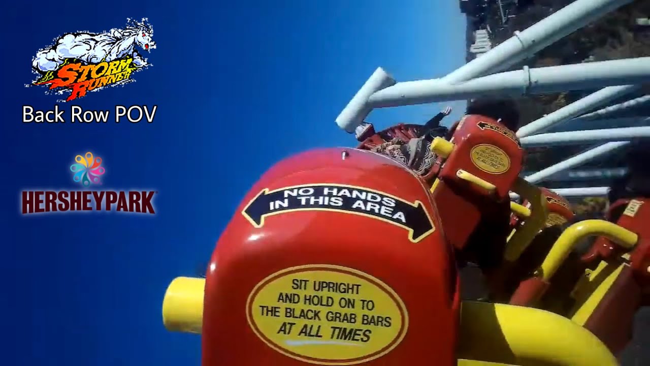 Storm Runner Accelerator Coaster Back Row POV October 2022 ...