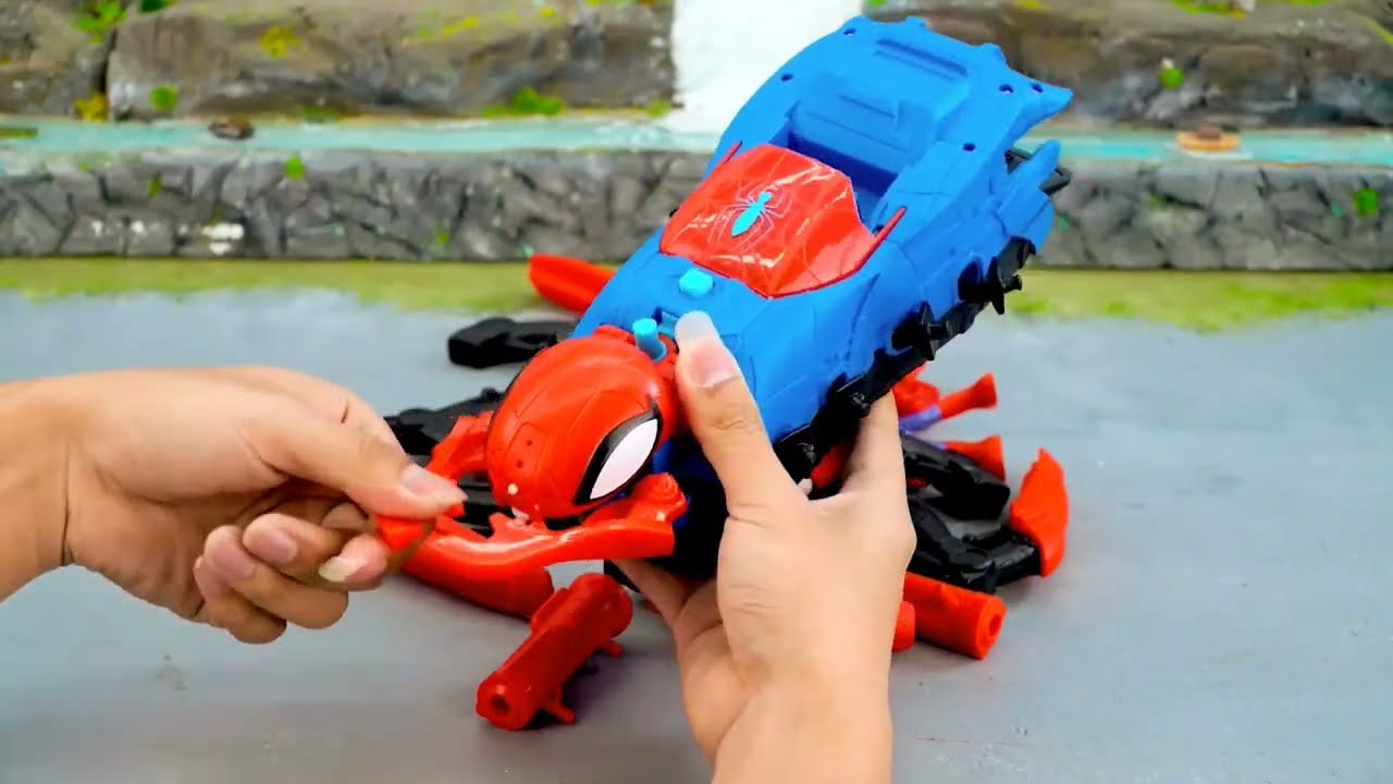 Marvel Spiderman Toys unboxing Review | spider man Shield | Spidey ...