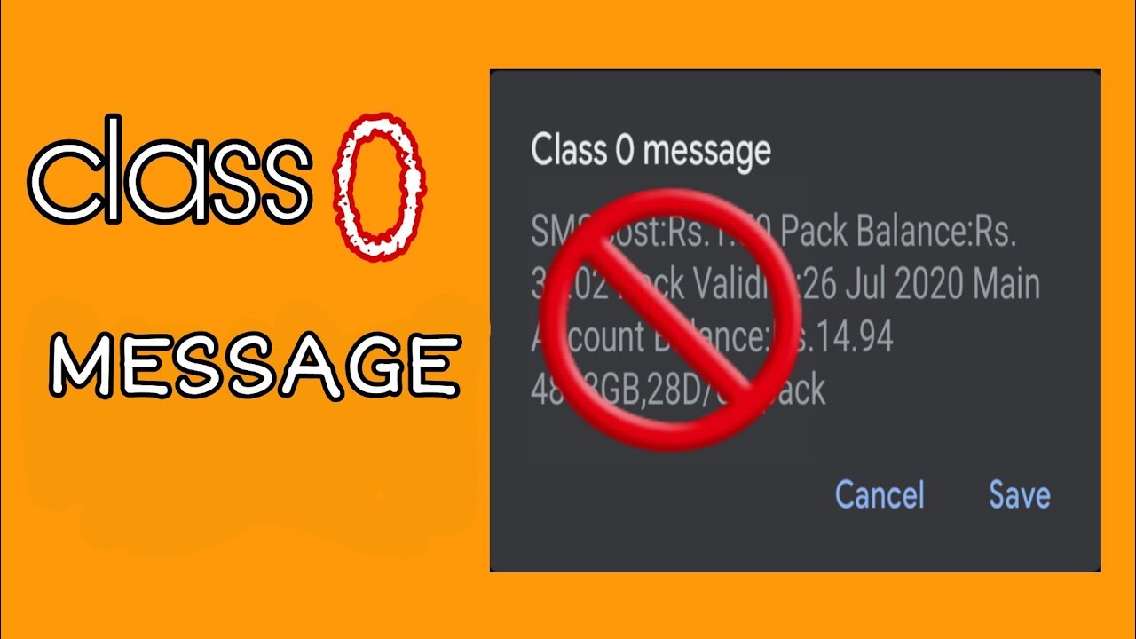 How to disable class 0 message on airtel , jio, vodaphone etc ...