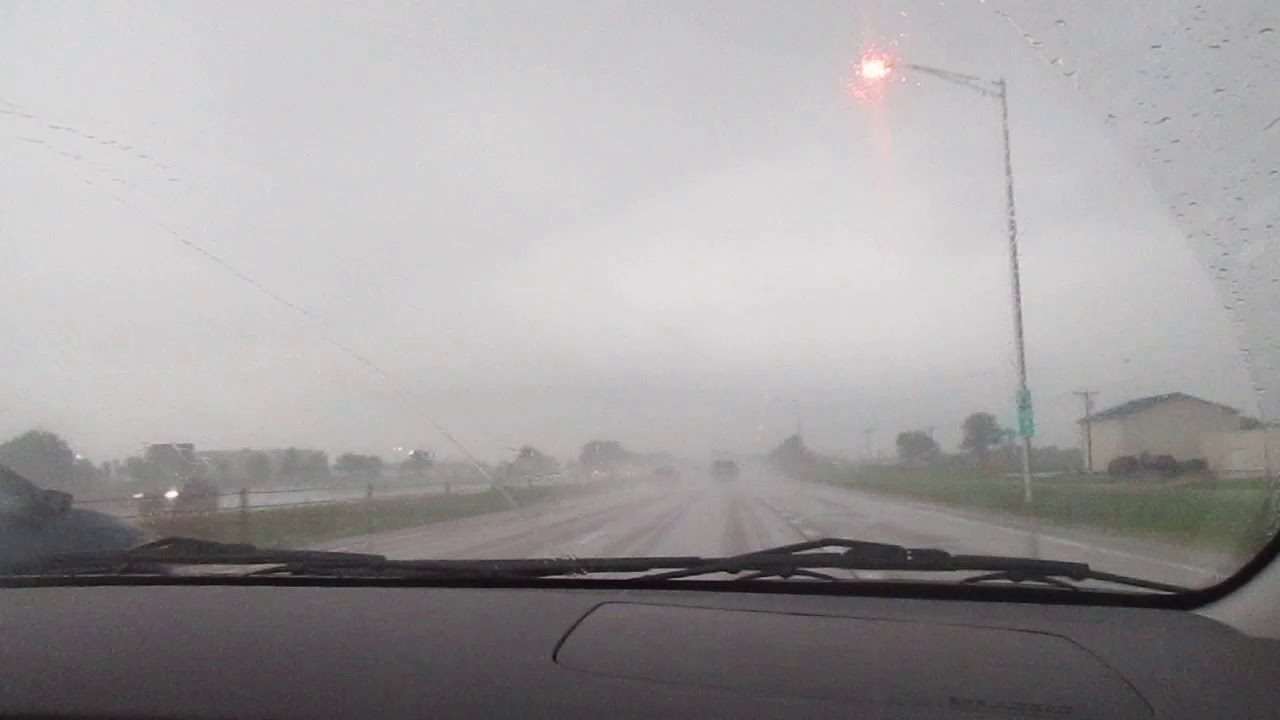 Driving Through Insane Rain Edwardsville, IL 6-17-19 - YouTube