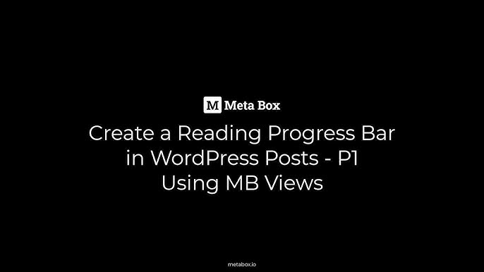 How to Add a Reading Progress Bar in Wordpress Posts: Boost Engagement - Procritique