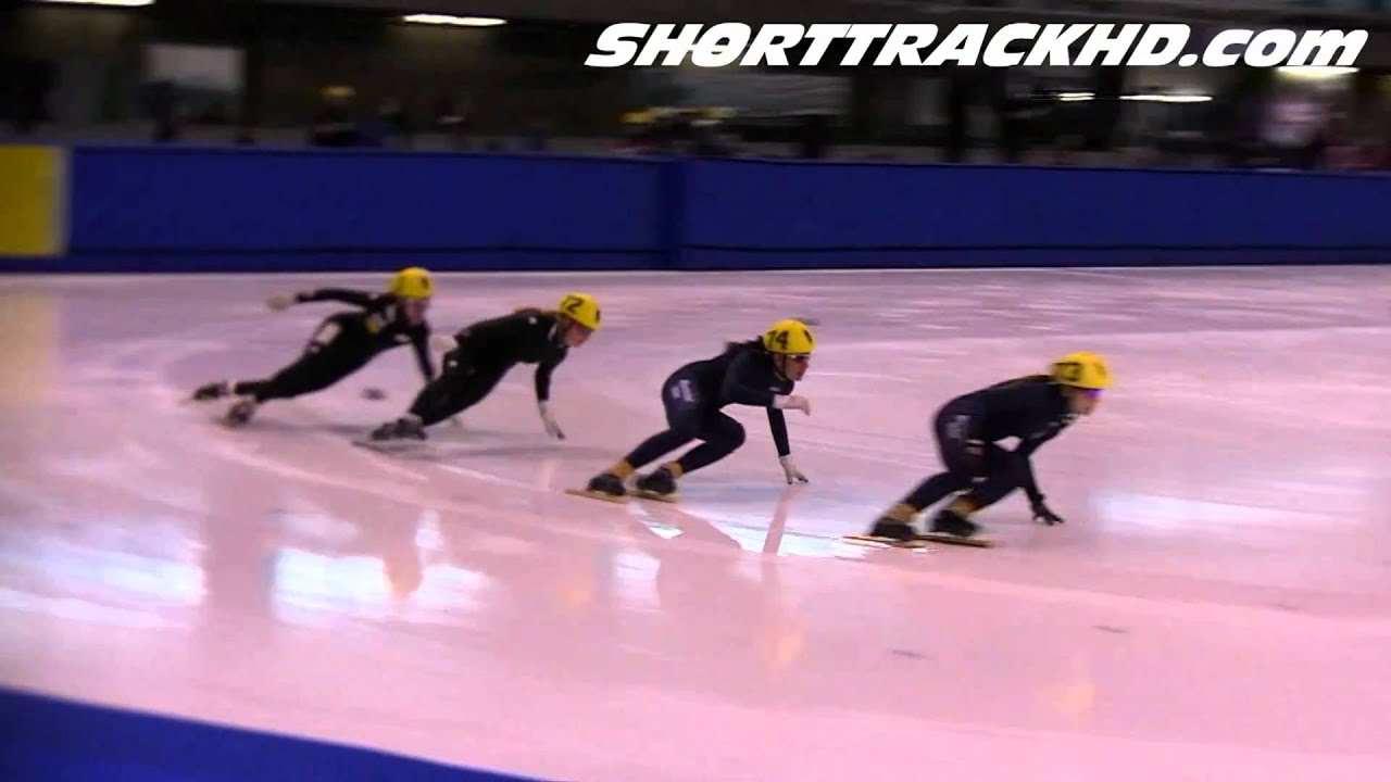 Canadian Short Track Fall Selections 2010 Women's 500m #2 Final C - YouTube