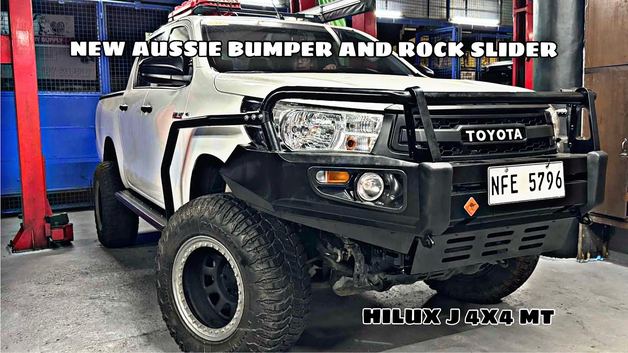 HILUX J 4X4 MT BUMPER UPGRADE + ROCK SLIDER by Dr. Joe OFFROAD CLINIC ...