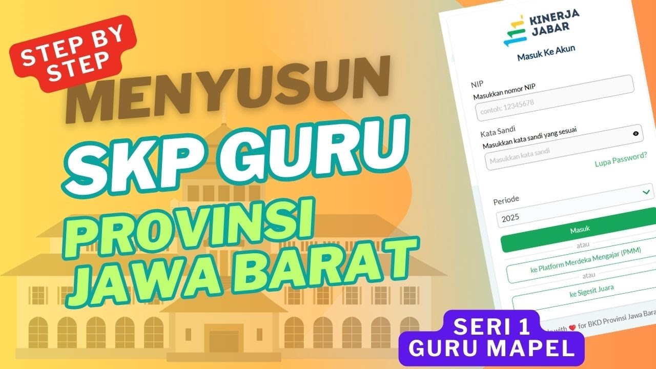 Tutorial Penyusunan SKP Guru Mapel Provinsi Jawa Barat Tahun 2025 #tutorial #pendidikan - YouTube