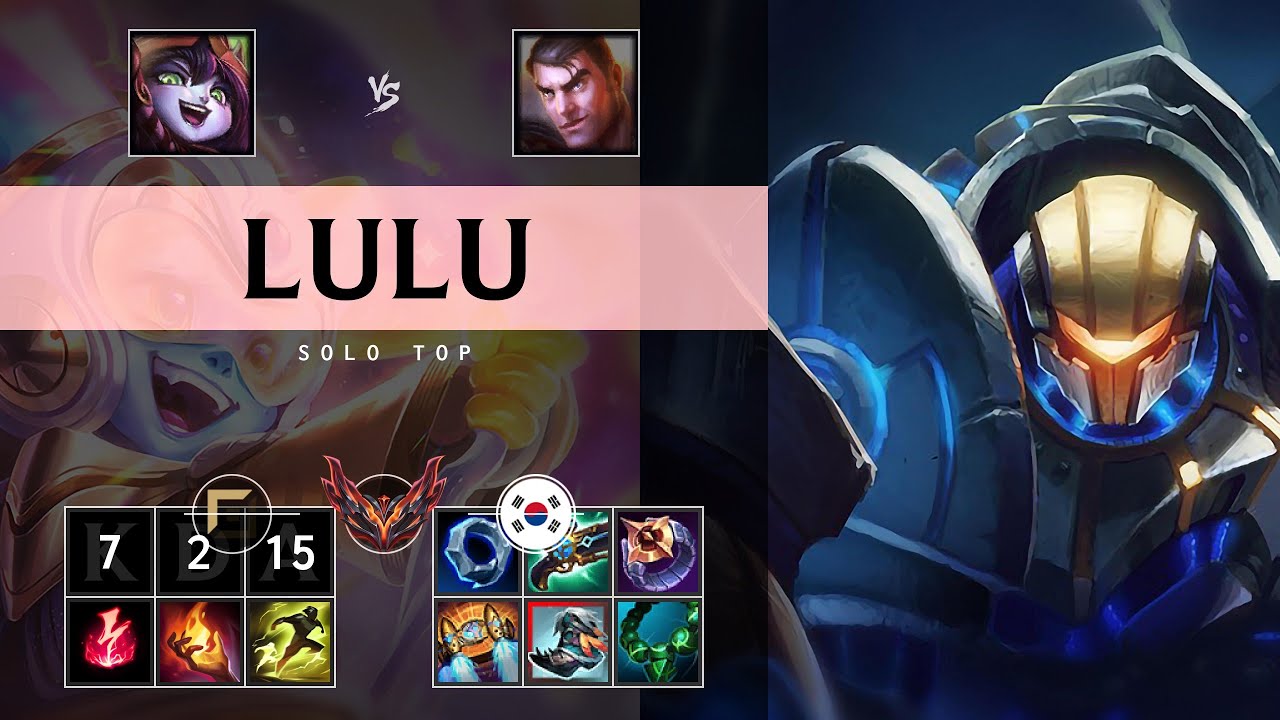 Lulu Top vs Jayce: Unstoppable - KR Grandmaster Patch 25.S1.1 - YouTube