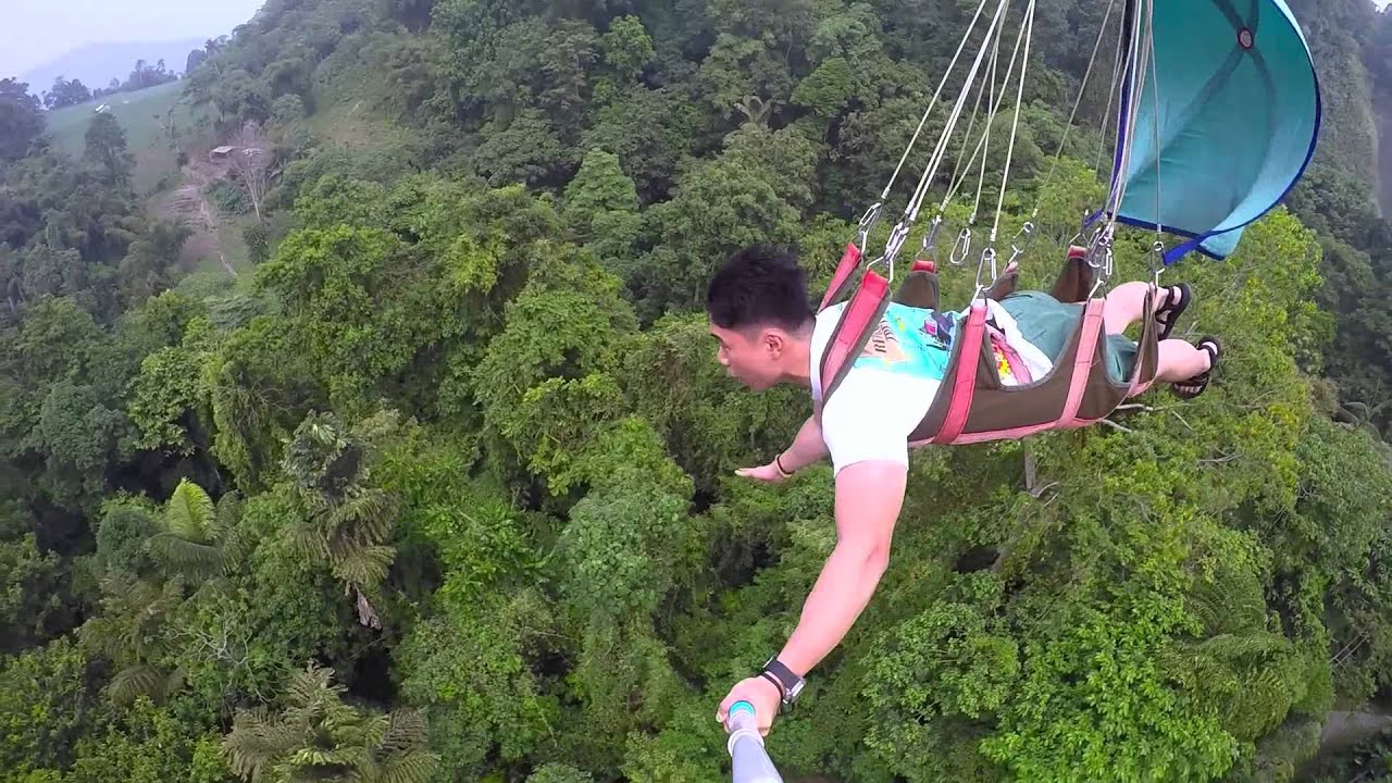 Best Lake Sebu Seven Falls and Zipline POV video - YouTube