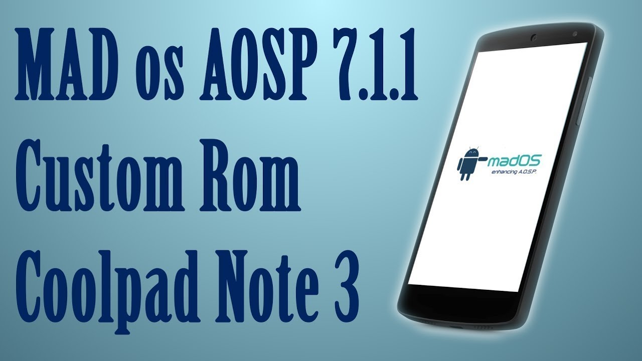 Coolpad note 3 custom rom mad os - YouTube