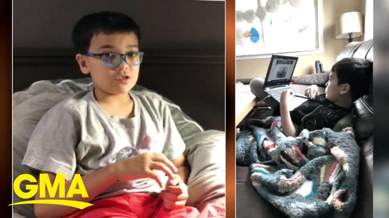 Kid shares remote learning journey | GMA - YouTube