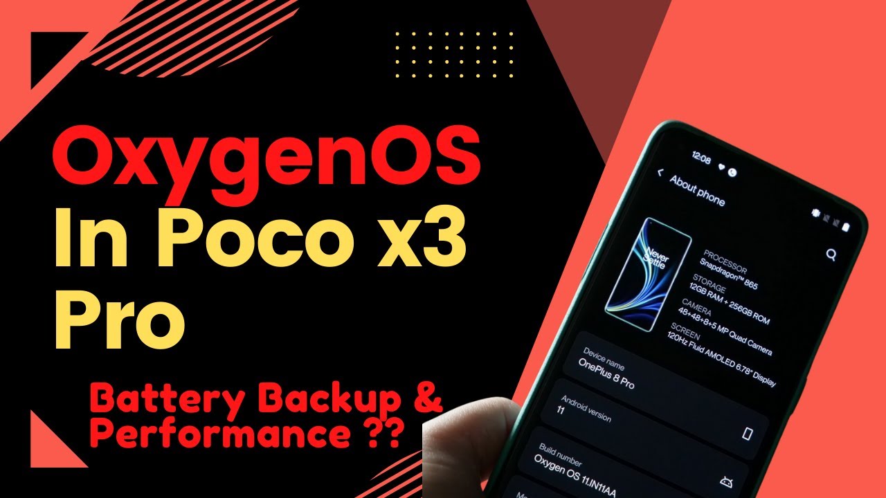 Oneplus OS on Poco X3 pro device 😯😯 | Full Review | Oneplus8t port 11.0 ...
