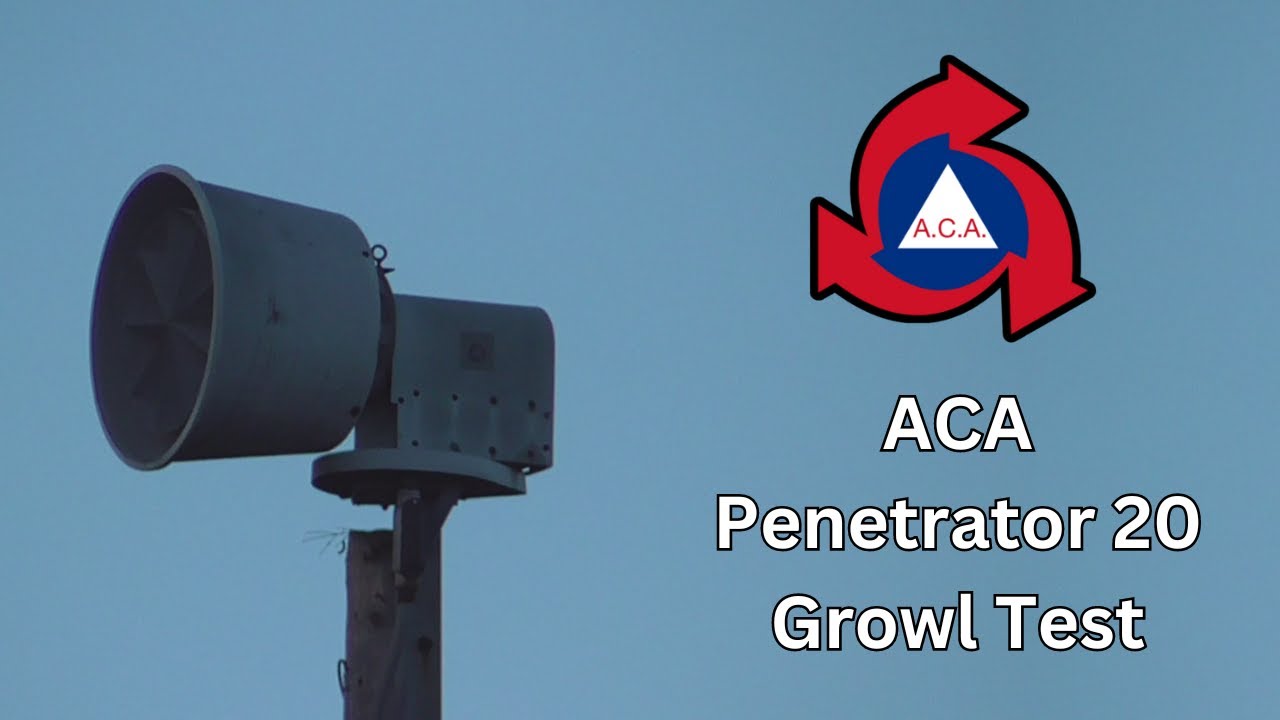 ACA PN-20, Elk Grove Village, IL, Growl Test - YouTube