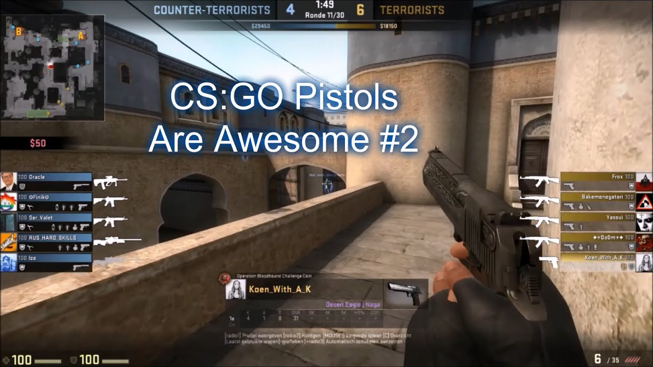 CS:GO Pistols Are Awesome #2 - YouTube