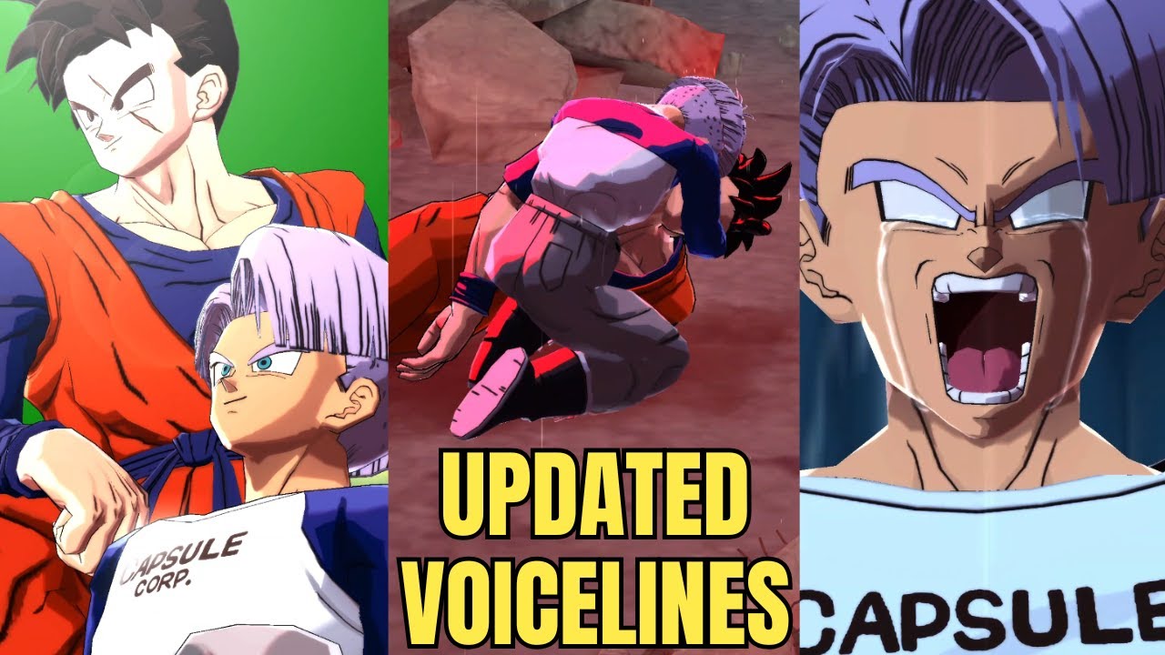 Trunks Voicelines Updated! LF Future Gohan And Trunks Quotes ...