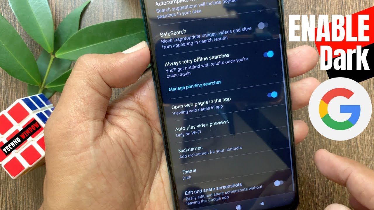 How to Enable Dark Mode in Google app - YouTube