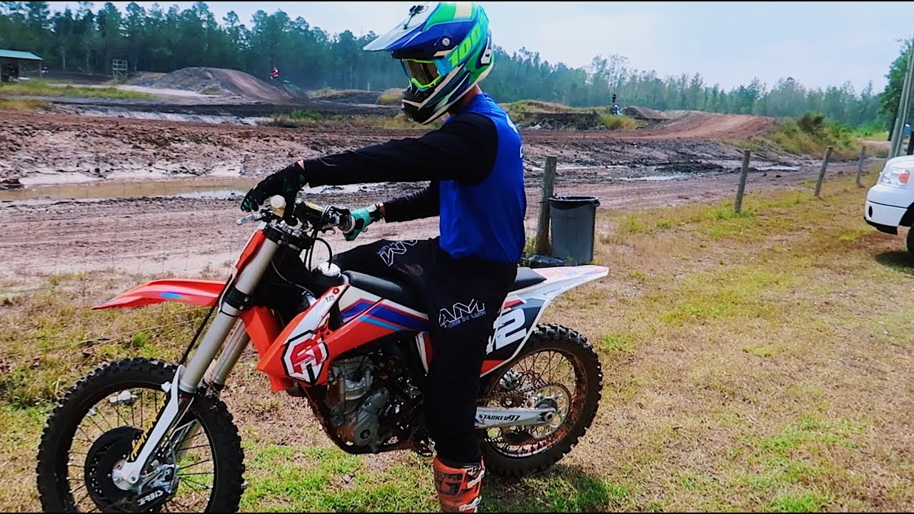 I HIT THE QUAD! 250SXF Fully Pinned - YouTube