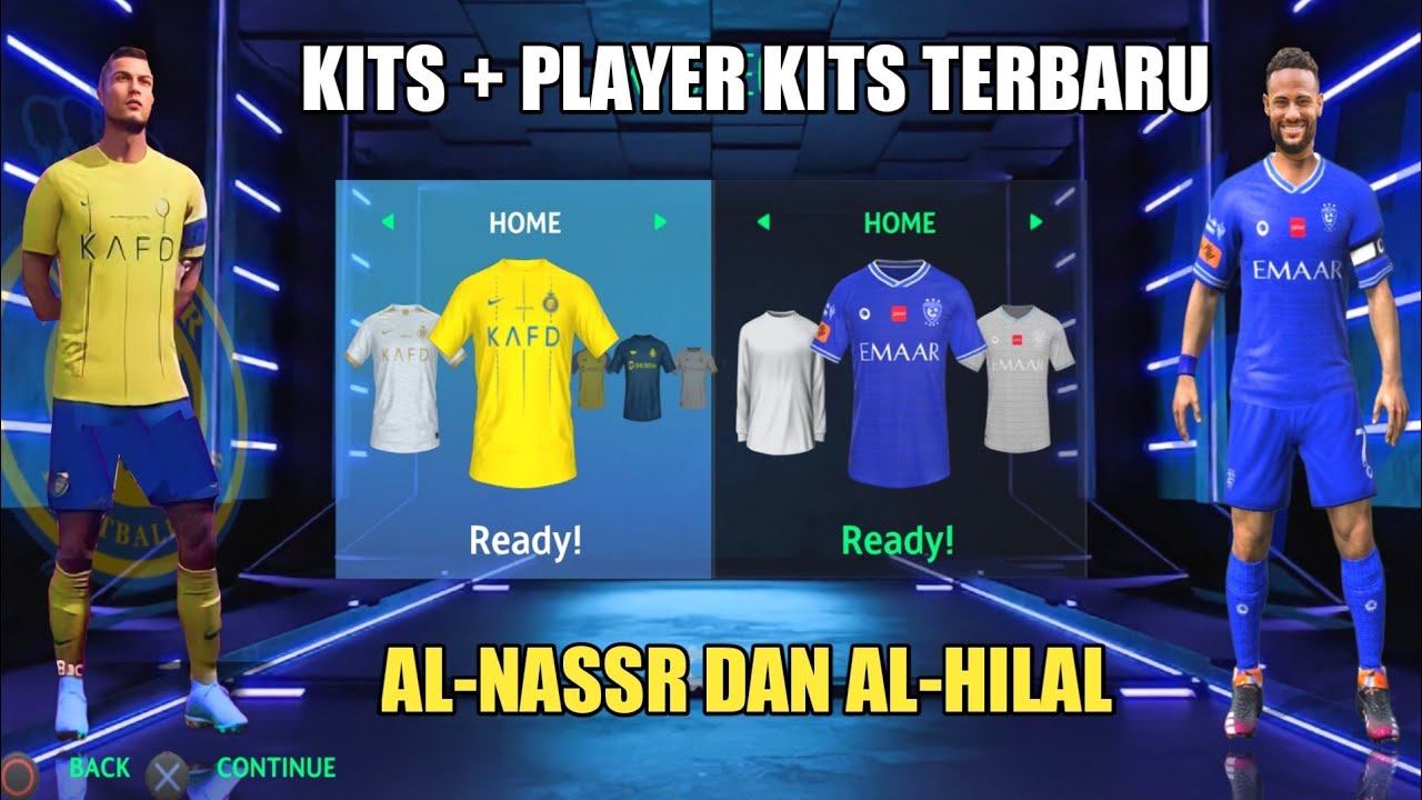 RILIS KIT+MINI KITS+PLAYER KITS AL NASSR & AL HILAL TERBARU FIFA 16 ...