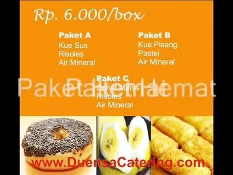 Snack Box Bandung - DUENSA CATERING 085295352410 - YouTube